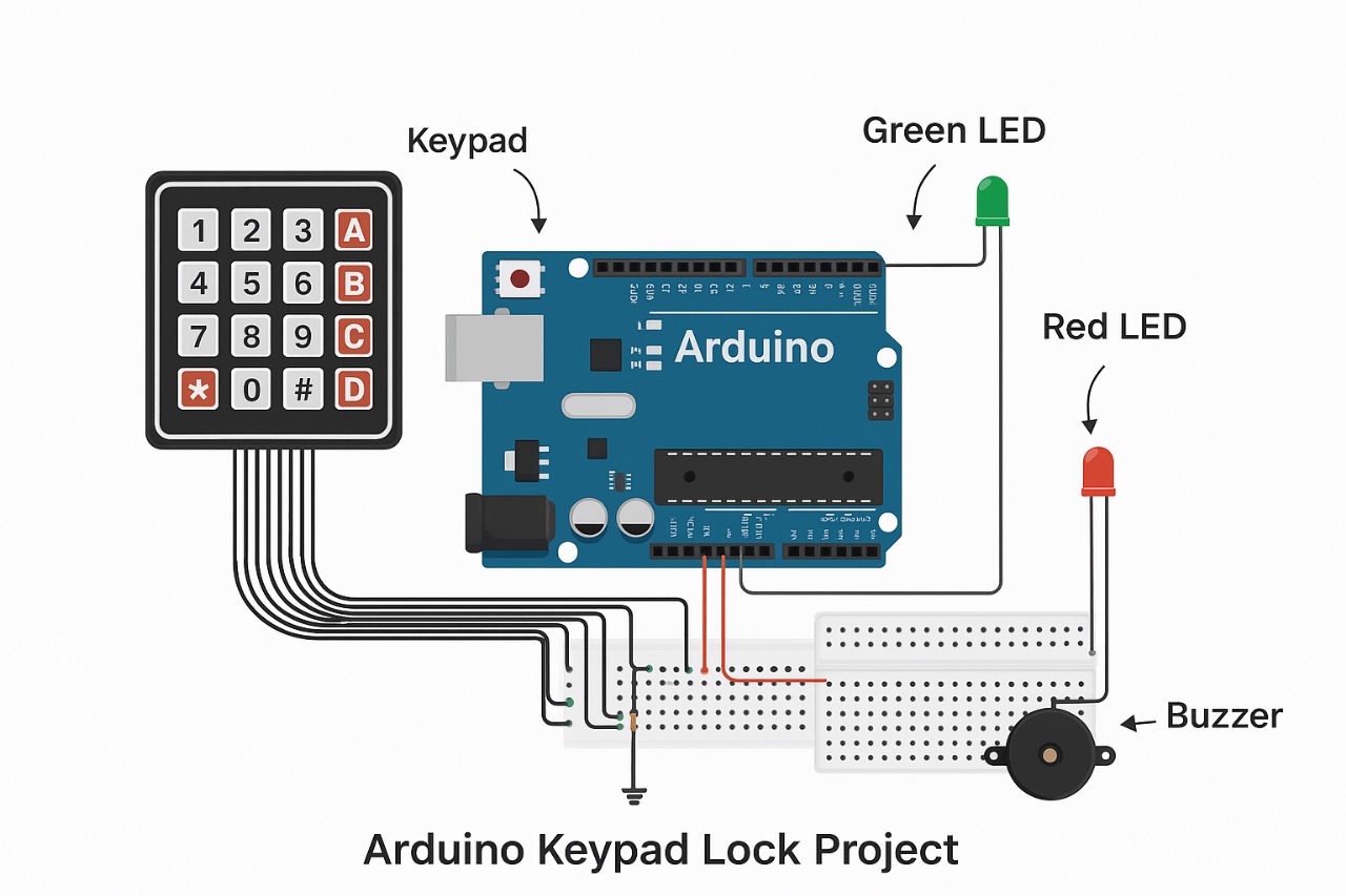 Arduino Keypad Security – Rukhsana Foundation